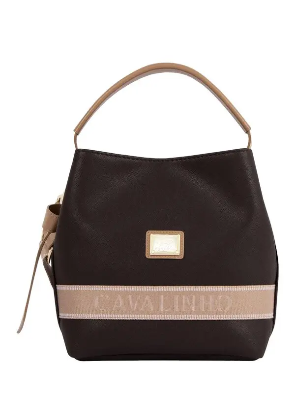 CAVALINHO Bucket Bag 591 With Adjustable Strap - Brown/beige