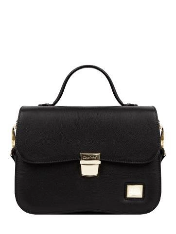 CAVALINHO Muse 600 Pebbled Leather Handbag - Black