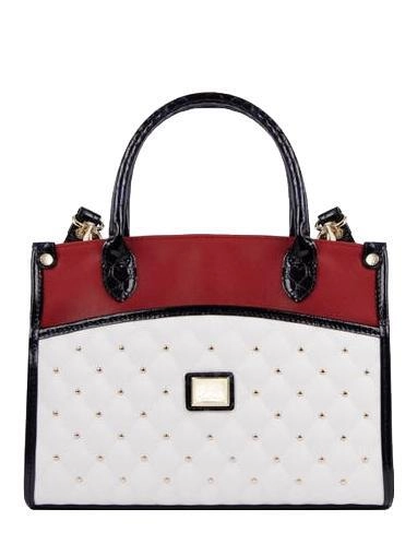CAVALINHO Craft Handbag - Navy/red