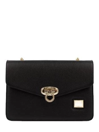 CAVALINHO Muse 260 Pebbled Leather Shoulder Bag - Black