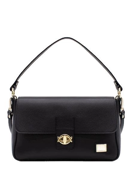 Cavalinho Muse 515 Pebbled Leather Handbag - Black