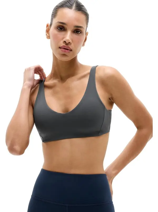 Athleta Studio Still Bra A-c - Ash