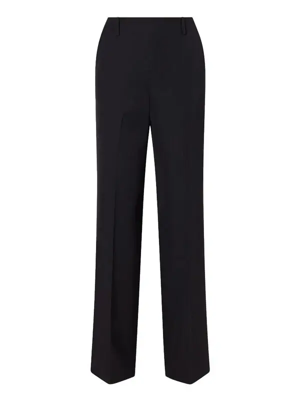 Khaite Grenare" Tailored Virgin Wool Trousers - Black
