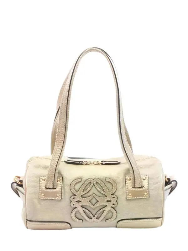 Loewe 2000s Anagram Handbag - Neutrals