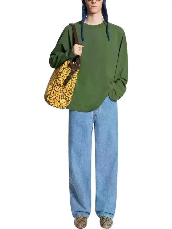 Dries Van Noten Loose Fit Straight Leg Jeans - Blue