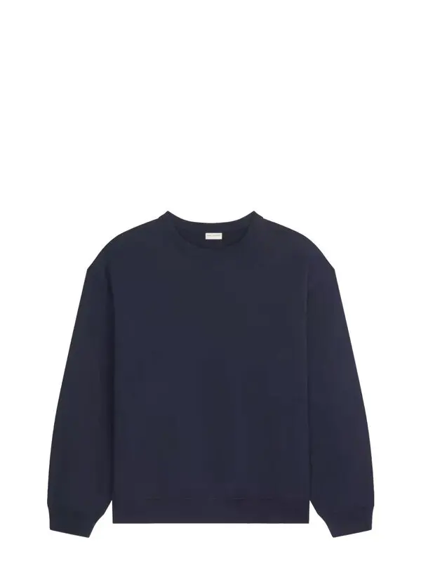 Dries Van Noten Oversized Cotton Sweatshirt - Blue