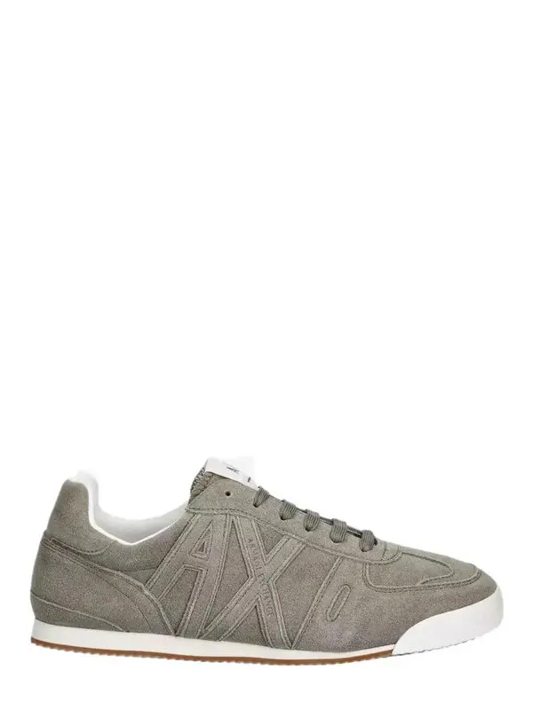 Armani Exchange Logo Appliqué Sneakers - Green