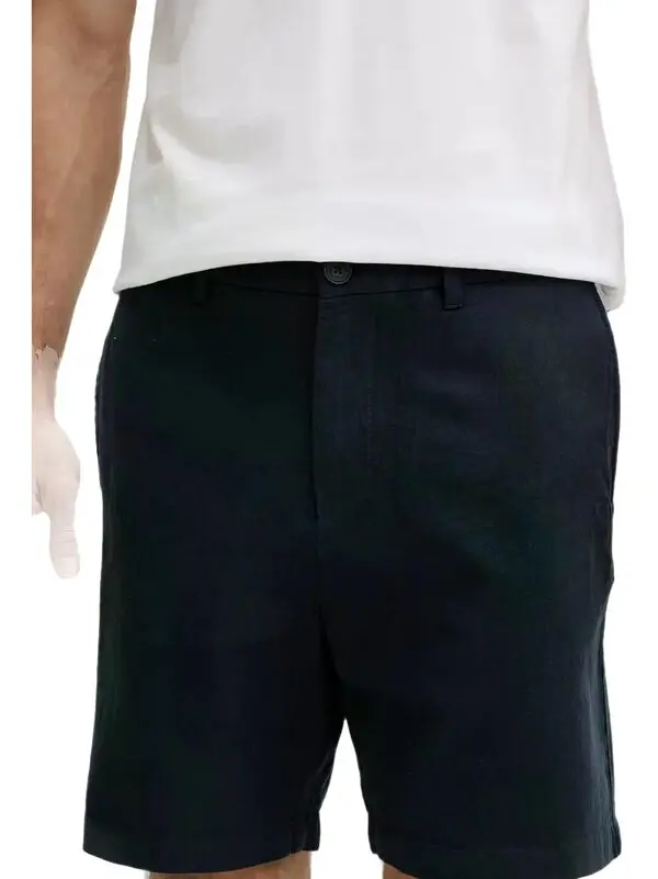 Armani Exchange Logo Plaque Shorts - Blue