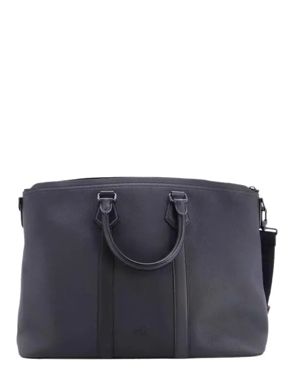 LOUIS VUITTON Aerogram Lock It Tote Satchel - Black