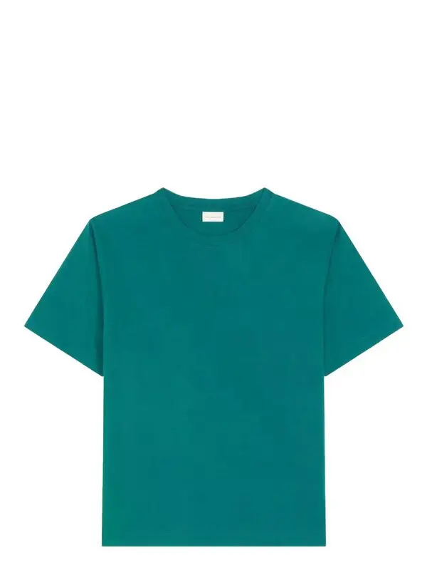 Dries Van Noten Regular Fit Cotton T-shirt - Green