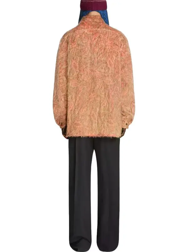 Dries Van Noten Loose Embroidered Shirt - Orange