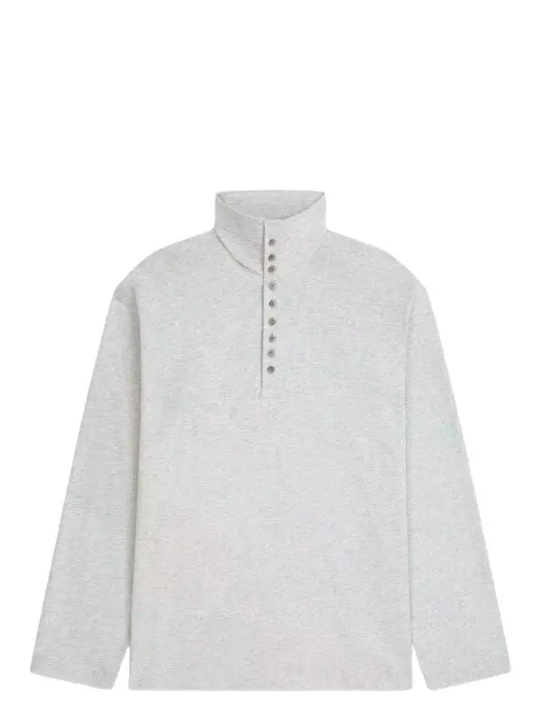 Dries Van Noten Turtleneck Cotton T-shirt - Grey