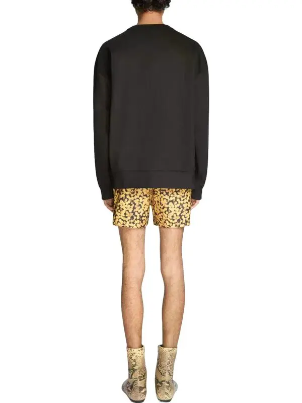 Dries Van Noten Oversized Cotton Sweatshirt - Black