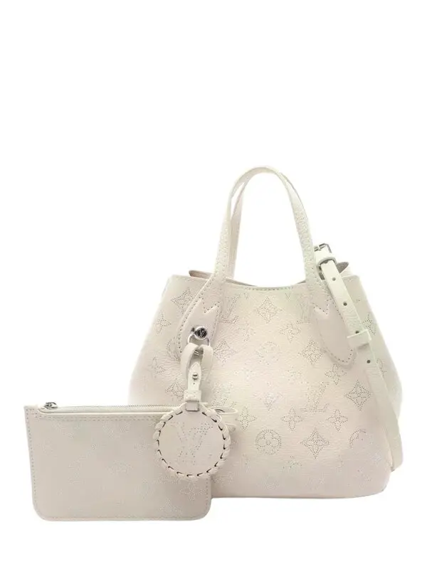 LOUIS VUITTON Mahina Blossom Pm Handbag - White