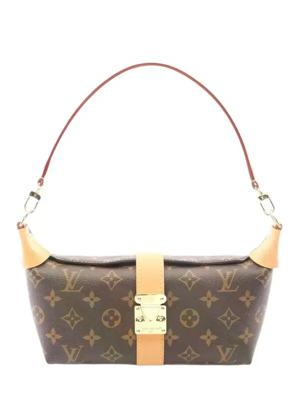 LOUIS VUITTON Monogram Canvas Shoulder Bag - Brown