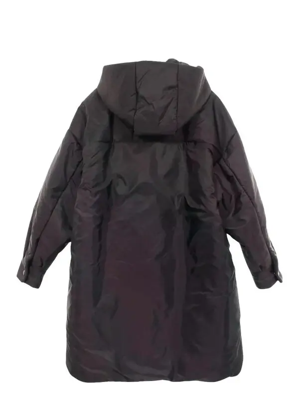 Prada Re-nylon Hooded Coat - Black