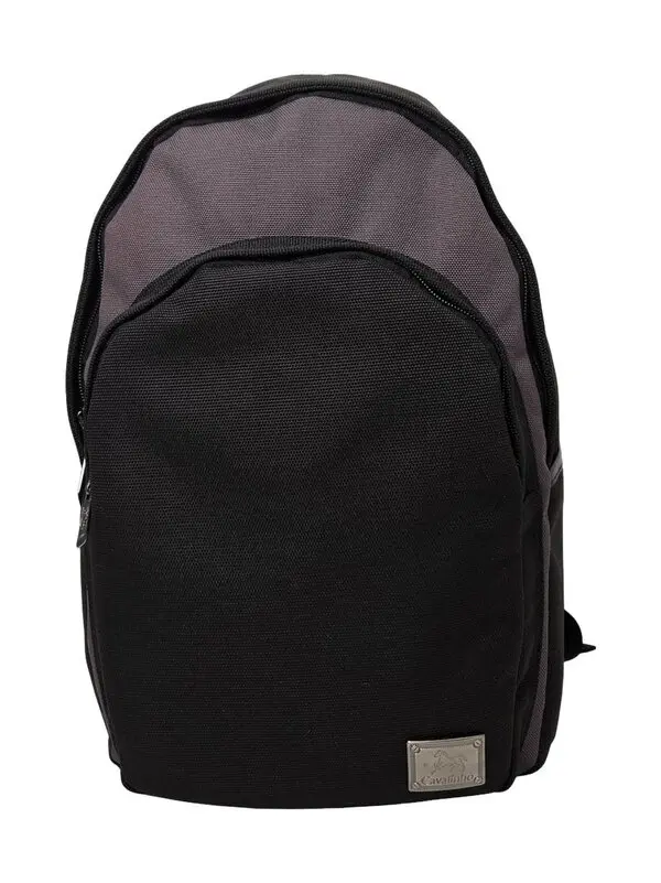 CAVALINHO Canvas And Leather Backpack - Black