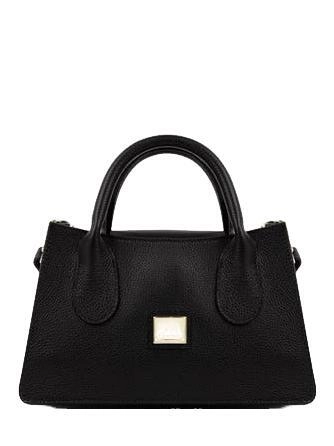 CAVALINHO Muse Pebbled Leather Handbag - Black