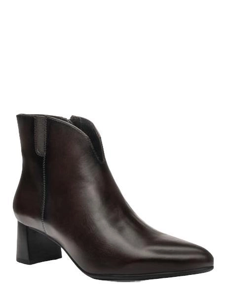ARA Acanthus Leather Bootie - Brown