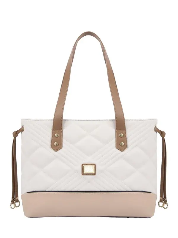CAVALINHO Poesie Tote Bag 578 - Navy/white/beige