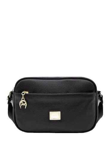 CAVALINHO Muse 511 Pebbled Leather Crossbody Bag - Black