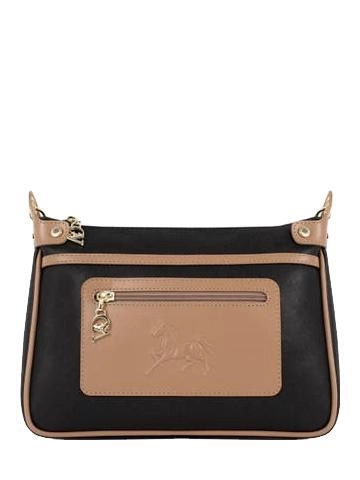 CAVALINHO Equestrian Detail Crossbody Bag - Sand/black