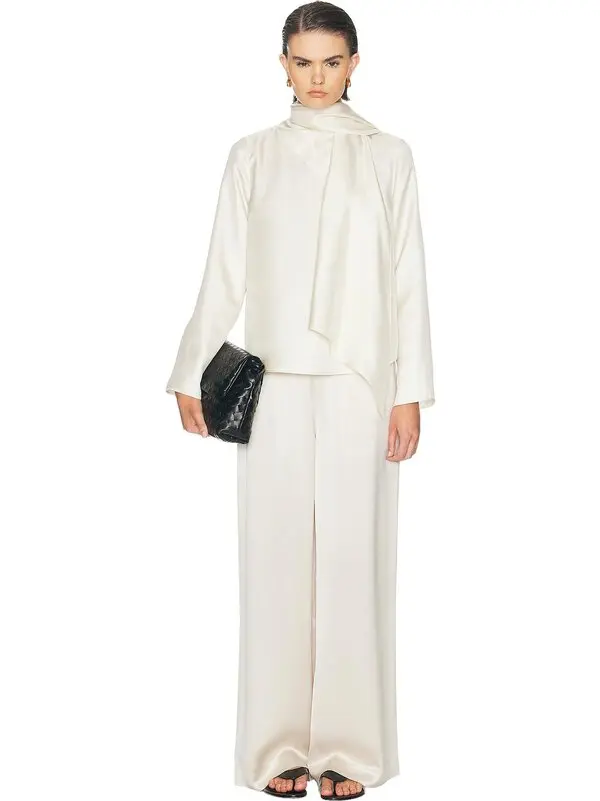Loulou De Saison Gala Foulard Blouse - Ivory