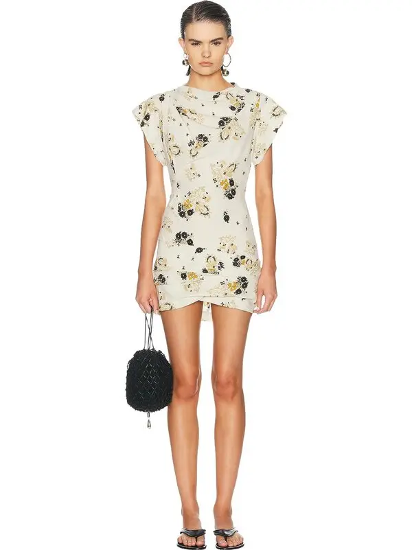 Isabel Marant Étoile Floe Dress In Ivory - Ecru