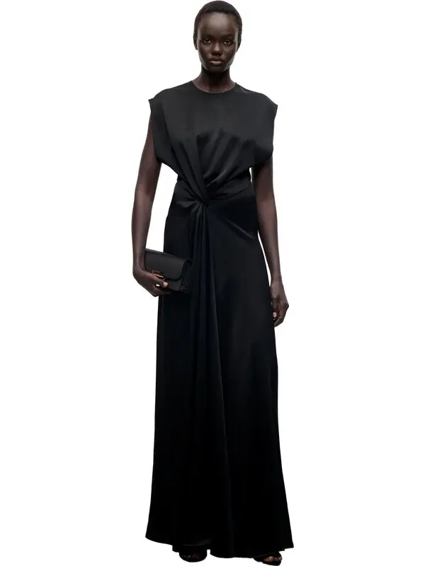 Victoria Beckham Aria Gown - Black