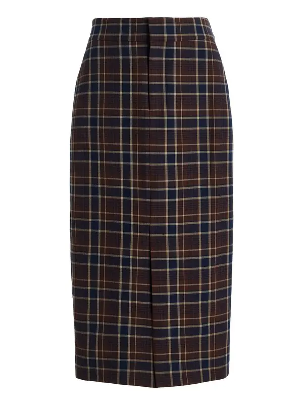 FAVORITE DAUGHTER The Meyer Midi Skirt - Plaid