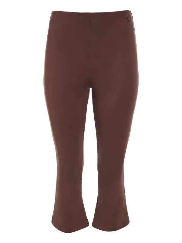 THE PARK Allison Capri Pant - Brown