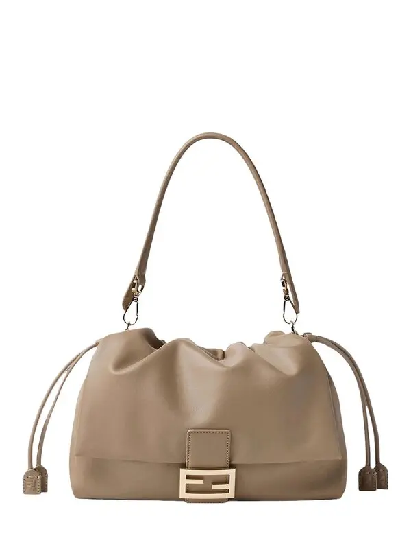 Fendi Baguette Soft Large Bag - Brown
