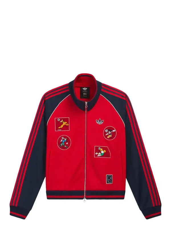 Adidas X Brain Dead X Disney Track Top - Red