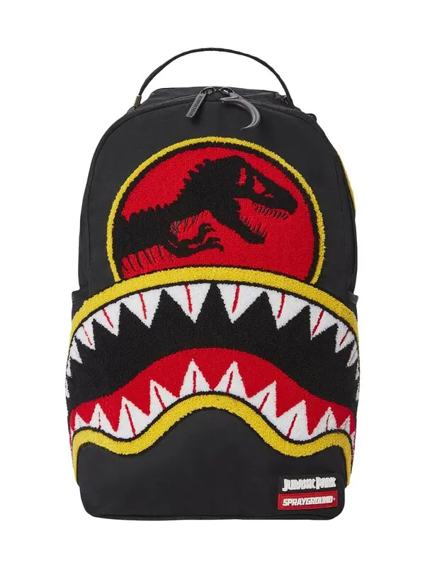 SPRAYGROUND Jurassic Park Chenille Shark Dlxr Backpack - Multicolor