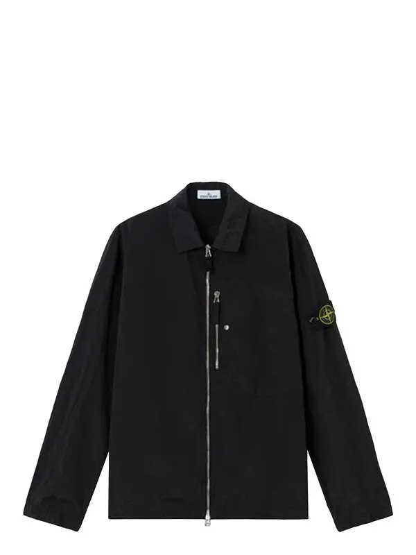 Stone Island Nylon Metal Econyl Overshirt - Black
