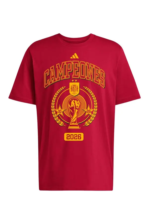 Adidas Spain 2026 Campeones Tee - Red