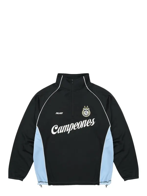 PALACE Campeones Quarter Zip Fleece - Black