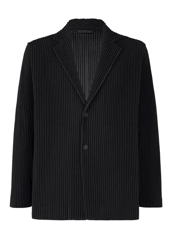 Issey Miyake Pleated Shirt - Black