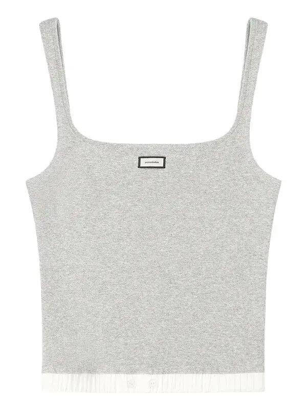 ENTIRE STUDIOS Skunk' Lounge Tank Top - Black