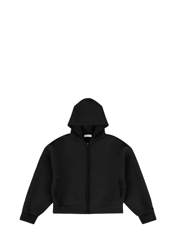 ENTIRE STUDIOS Scuba Zip Hoodie - Black