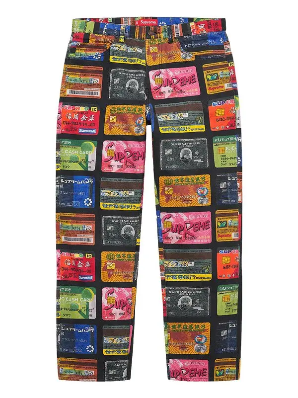Supreme Credit Cards Regular Jean - Multicolor