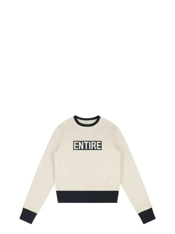 ENTIRE STUDIOS Contro Crewneck Sweatshirt - Tan