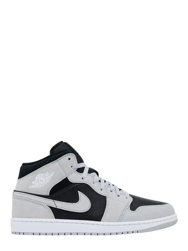 JORDAN 1 Mid "light Smoke " Sneakers - Grey