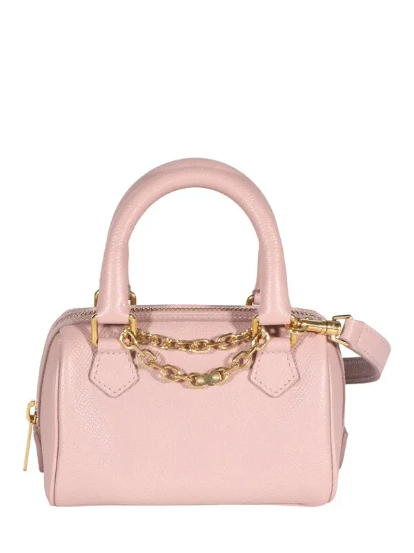 Celine Grained Calfskin Boston Bag - Pink
