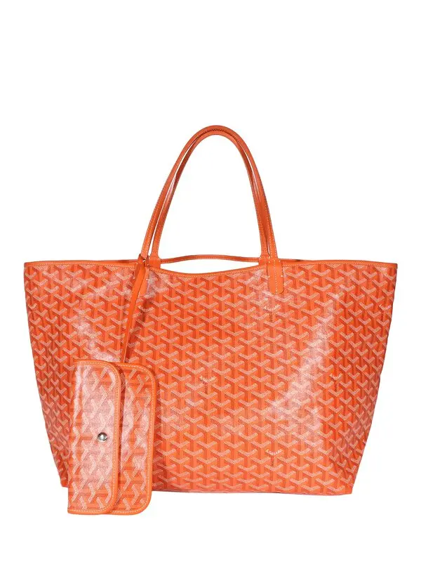Goyard Goyardine Canvas Saint Louis Gm Tote Bag - Orange