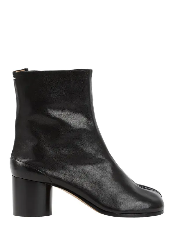 MAISON MARGIELA Tabi Mini Boots In Ovine Leather - Black