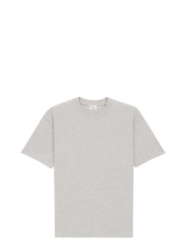 Saint Laurent Tonal Cassandre Embroidered Crewneck Sweatshirt - Grigio