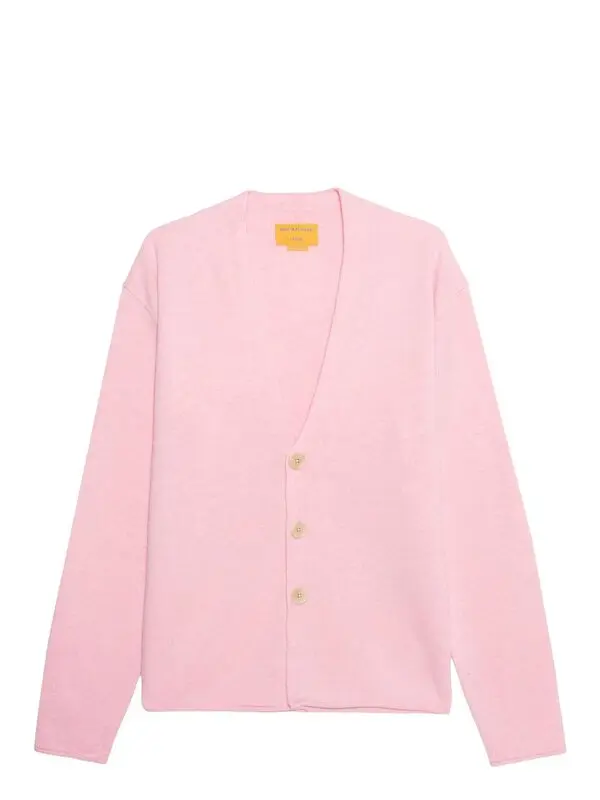 Guest In Residence Cashmere V-neck Button-front Cardigan - Rosa