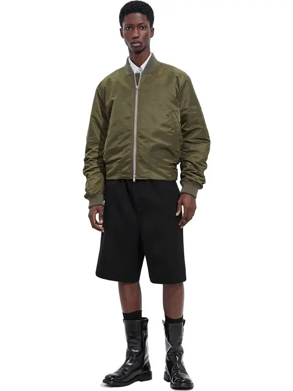 Bottega Veneta Padded Bomber Jacket - Verde