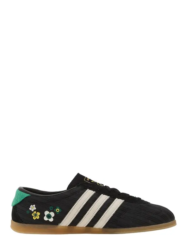 Adidas Embroidered Floral Sneakers With Rubber Sole - Nero